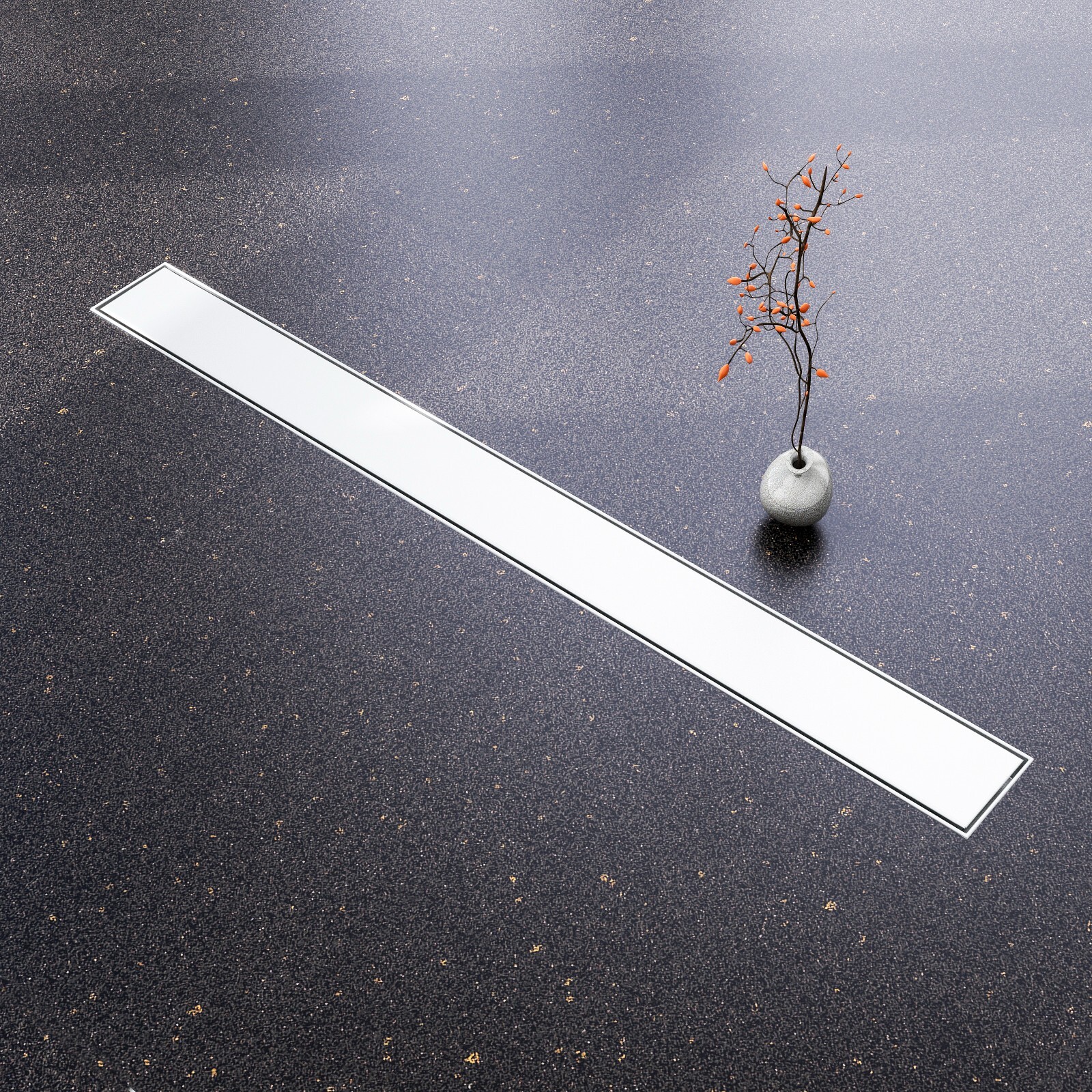 LINEAR SHOWER DRAIN STAINLESS STEEL WETROOM CHANNEL GULLY TRAP WASTE ...