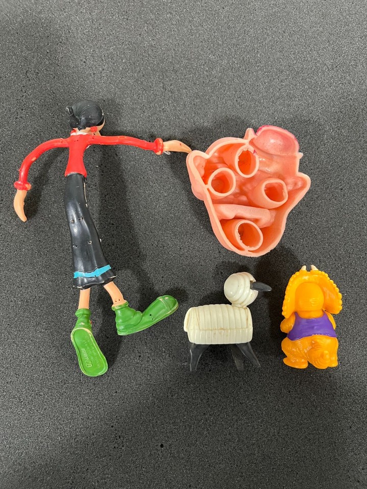 Vintage Olive Oil Bending Toy Finger Puppet Tobar Gurning other ...