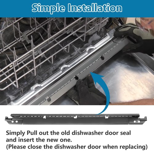 W10909089 AP6034205 Dishwasher Lower Door Seal for Whirlpool Admiral ...