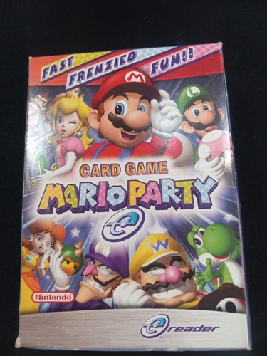 Mario Party Card Game e-Reader- 64 cards, Play Mat, InstructionBook ...