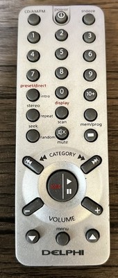 Delphi SA10034 XM Satellite Radio Stereo System Remote Control ...