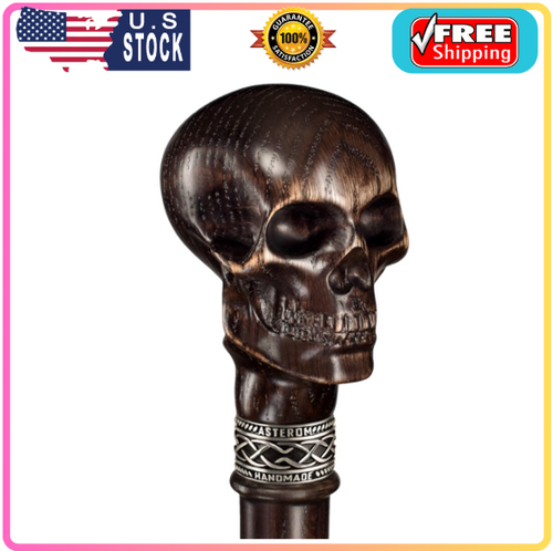 Asterom Skull Walking Cane, Handmade Gothic Cane for Men, 36 Inch | eBay