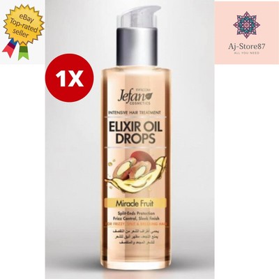 1 x Jefan Elixir Oil Drops Miracle Fruit Oil Intensive Hair Treatment ...