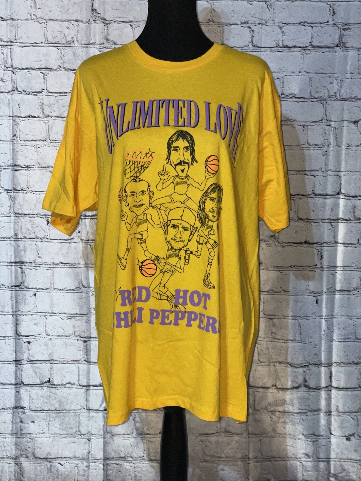 Los Angeles Lakers Red Hot Chili Peppers Unlimited Love T Shirt Purple ...