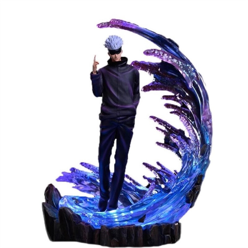 Anime Jujutsu Kaisen Satoru Gojo PVC Figure Statue Double-Head ...