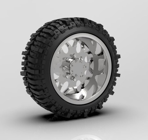 1:25 "Shred" Truck Wheel And “Bogger” Tire Setup. 3d Printed | eBay