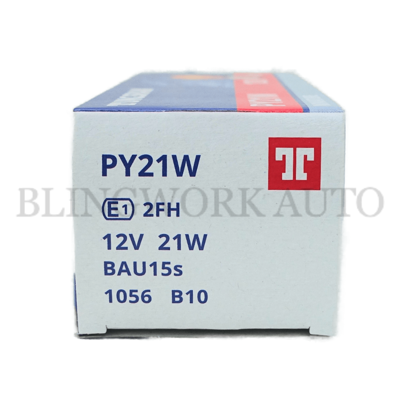 10pcs TUNGSRAM PY21W 1056 BAU15S AMBER B10 12V 21W OEM Replacement ...