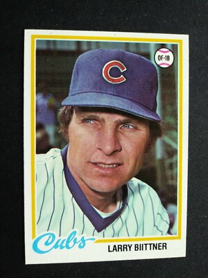 1978 Topps Baseball Card # 346 Larry Biittner - Chicago Cubs (EX/NM) | eBay