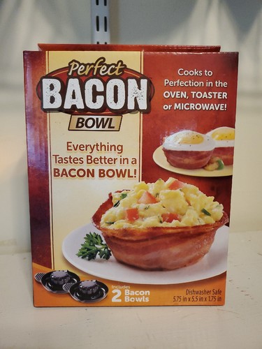 Perfect Bacon Bowl 2 Pc As Seen On TV Kitchen Gadget Cooker Microwave ...