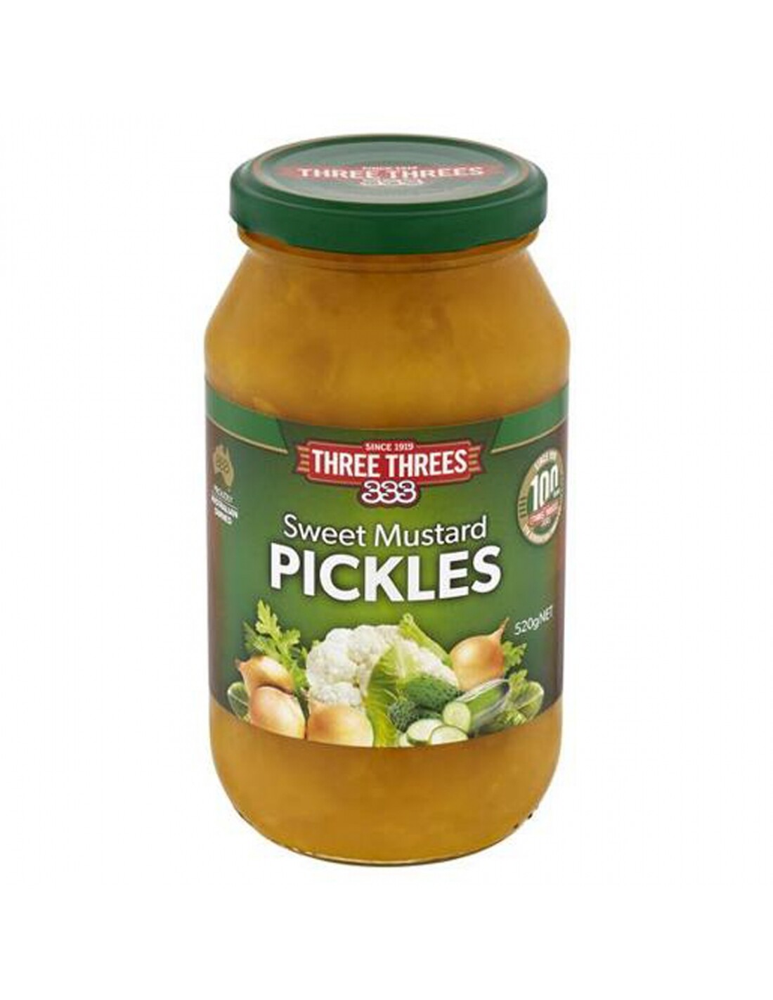 Three Threes Mustard Pickles 520gm for sale online | eBay