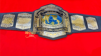 WCWA World Class Wrestling Association Championship Belt 2mm Brass ...
