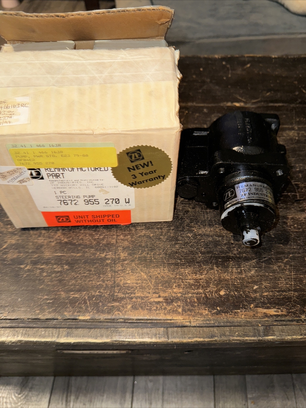 ZF 7672 955 270 Power Steering Pump for sale online | eBay