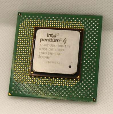 Intel Pentium 4 1.4Ghz Socket 423 256KB Cache 400Mhz FSB SL4SG ...