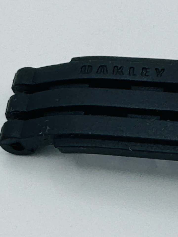CUSTOM BAND FOR OAKLEY MINUTE MACHINE TIME TANK WATCH BLACK RUBBER ...