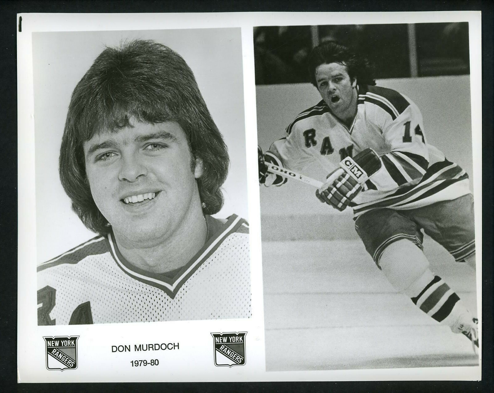 Don Murdoch New York Rangers team issued 1979 Press Photo | eBay