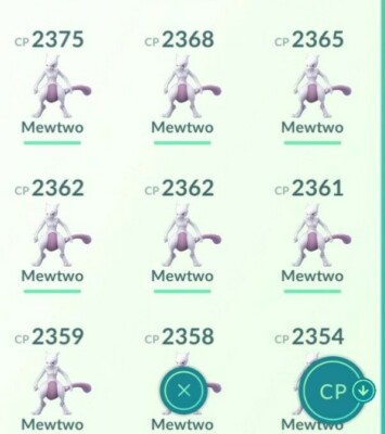 Pokemon GO Mewtwo Shadow ball moveset ! Rare and Limited! UNregistered ...