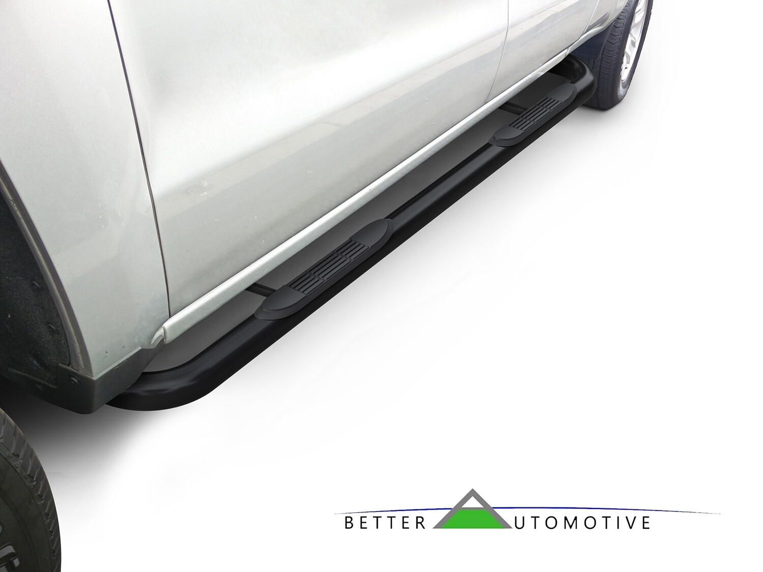 3" Black Side Step Rails for 2006-2010 Hummer H3 Nerf Bars Running ...