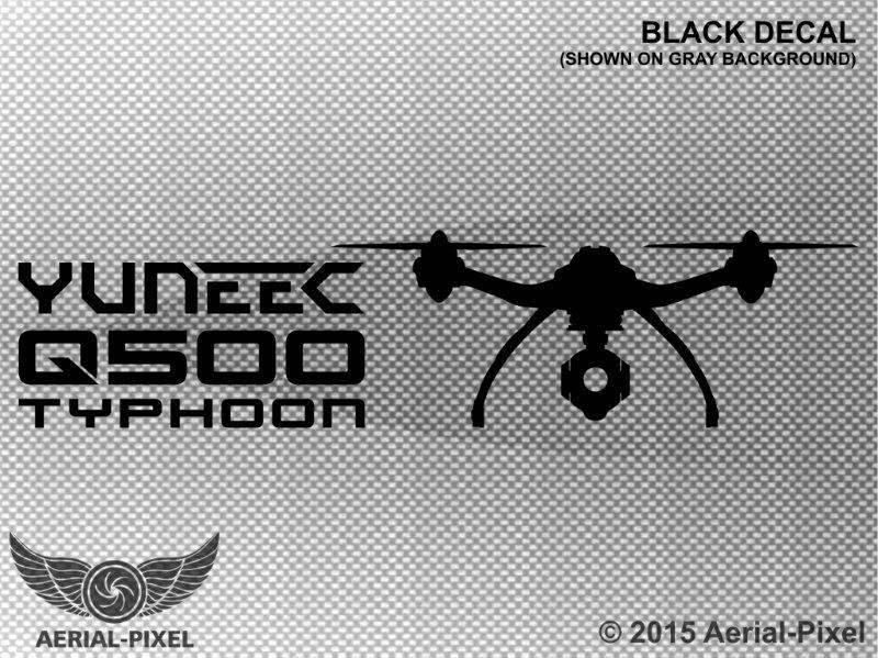 Yuneec Q500 Typhoon Window / Case Decal Sticker Quadcopter UAV Drone | eBay