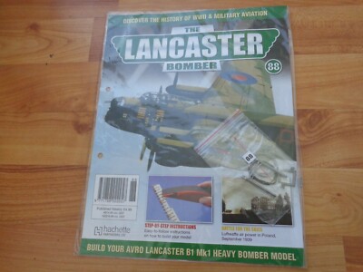 1/32 HACHETTE BUILD YOUR OWN THE LANCASTER BOMBER MODEL PLANE ISSUE 88 ...