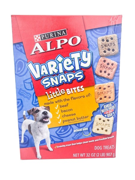 Purina ALPO Variety Snaps Little Bites 4 Flavors for Dogs - 32 Oz. for ...