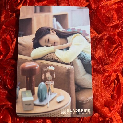 JENNIE BLACKPINK The Game Edition Celeb KPOP Girl Photo Card Sleepy | eBay