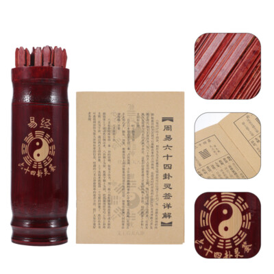 Fortune Teller Accessories Container Chinese Telling Sticks Games | eBay