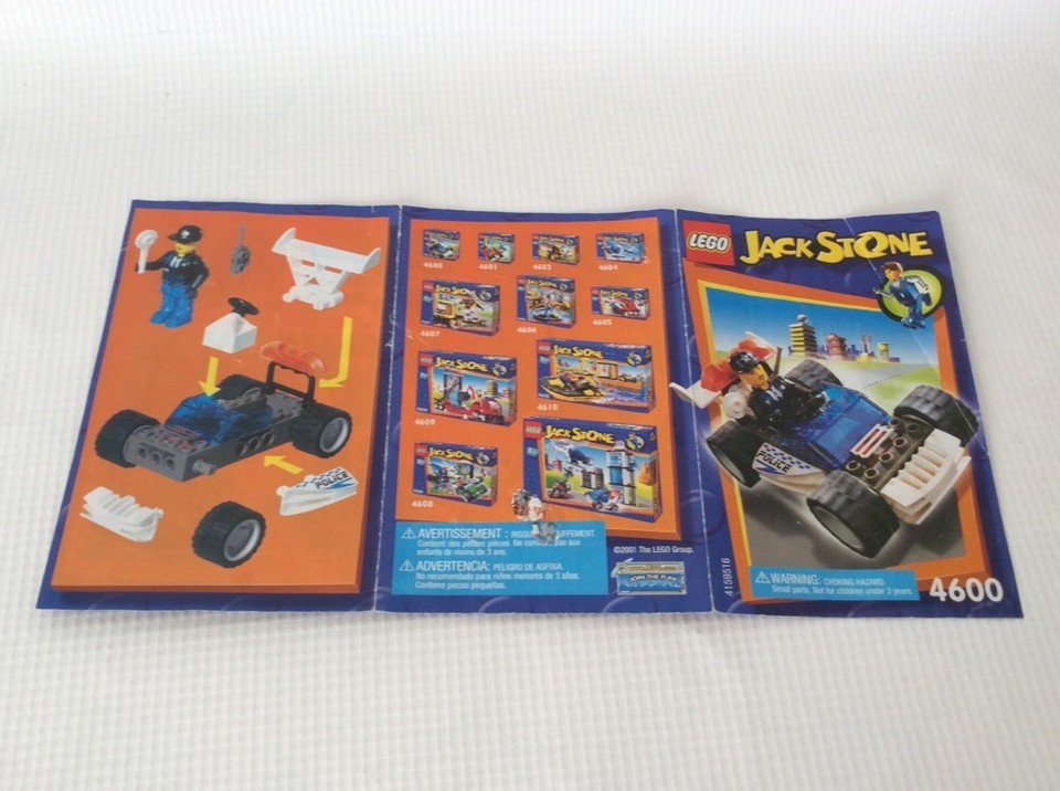 Lego Jack Stone 4600 * Papers Only | eBay