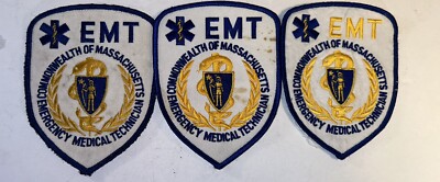 EMT Commonwealth Of Massachusetts collectors patch full-size new 3 ...