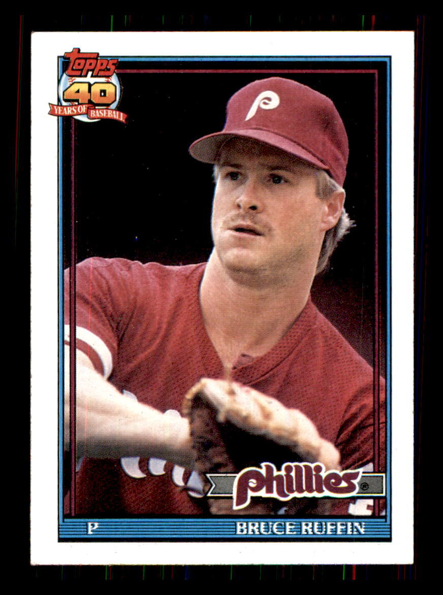 1991 Baseball Topps Bruce Ruffin Philadelphia Phillies #637 | eBay