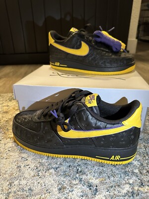 Nike Air Force 1 Low Kobe Bryant Lakers Away Size 12 Brand New 120/8000 ...