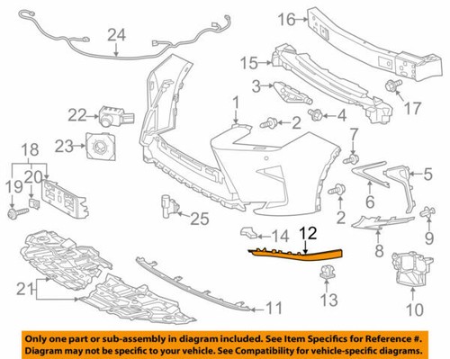 52437-48020 Toyota Cover, front bumper guard, rh 5243748020, New ...