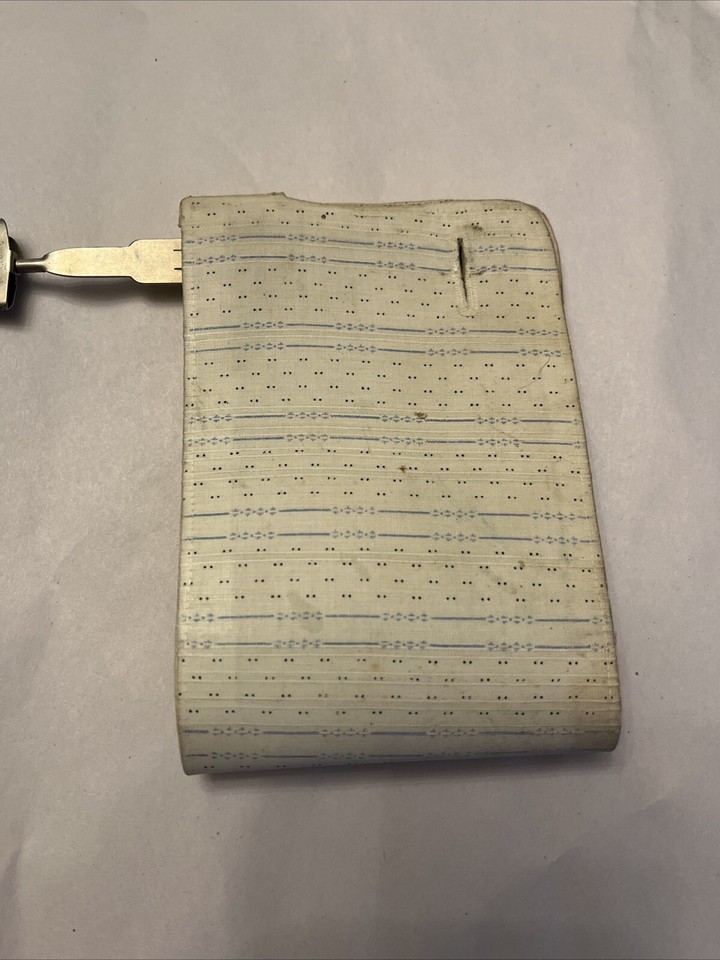 Wizard cuff clip holder w/ Paper Cuff card clip antique late 1800 early ...