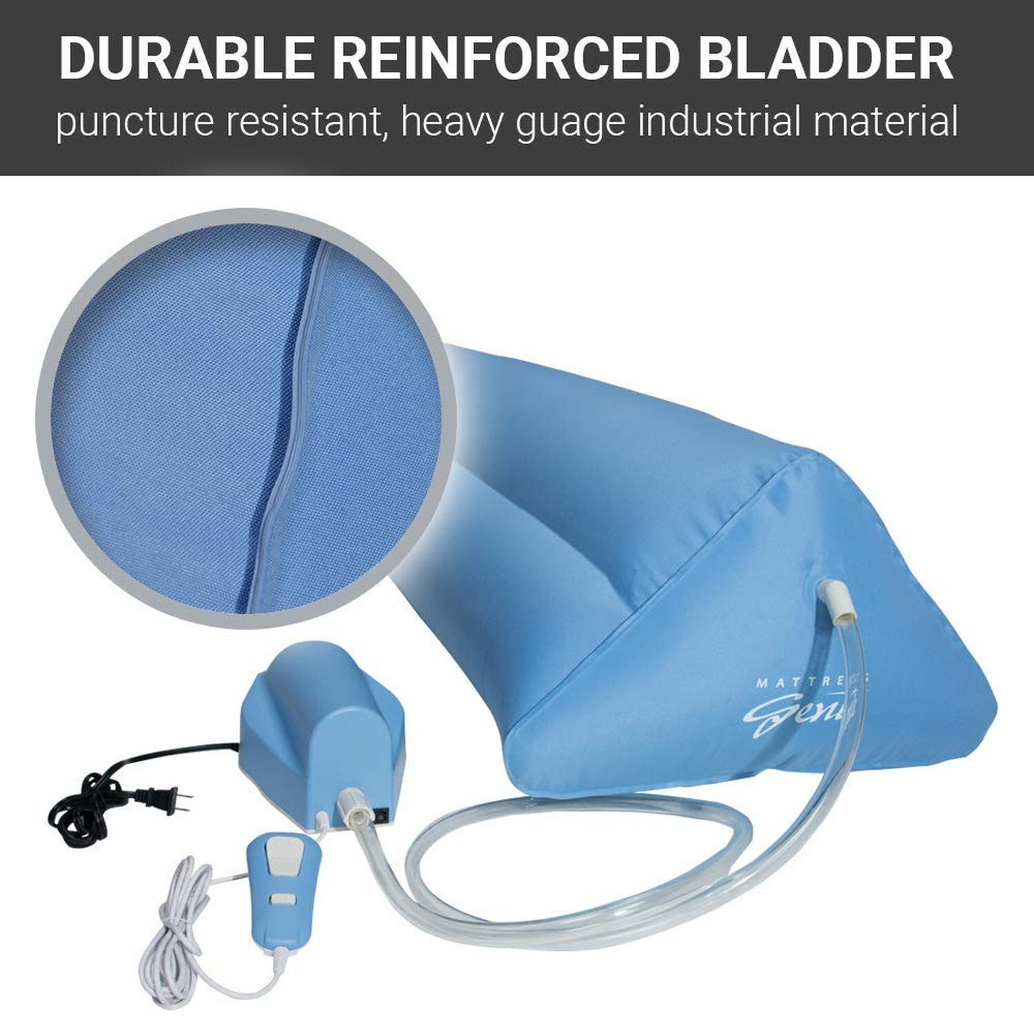 Contour Mattress Genie Inflatable Bed Wedge | Twin Size, Portable ...