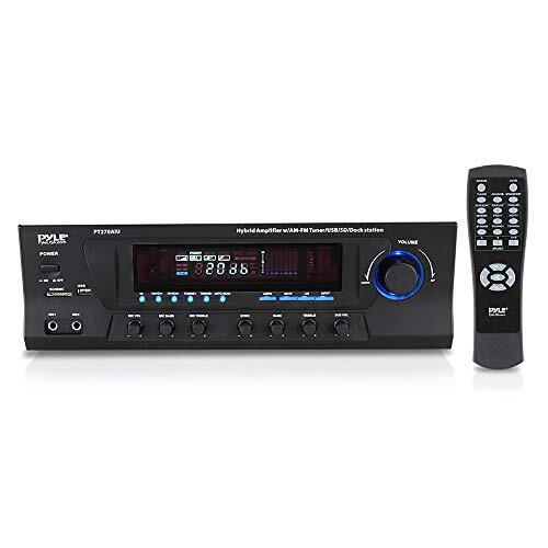 Pyle Home PT270AIU 300 Watt Stereo AM/FM Receiver with iPod Dock ...