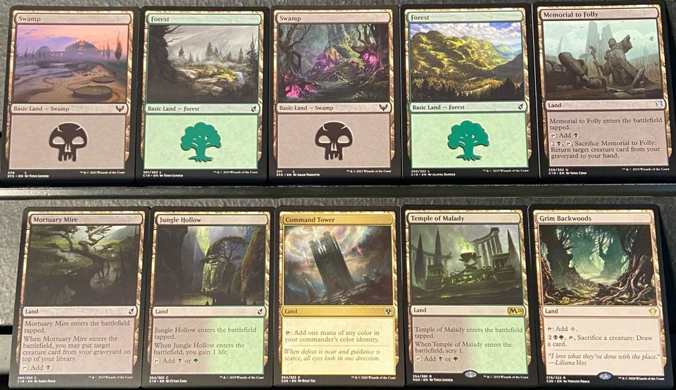 ***Custom Commander Deck*** Slimefoot - Saproling Tokens (Updated) | eBay