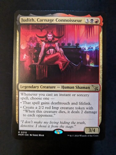 MTG EDH Commander Deck - Judith, Carnage Connoisseur - Rares - Board ...