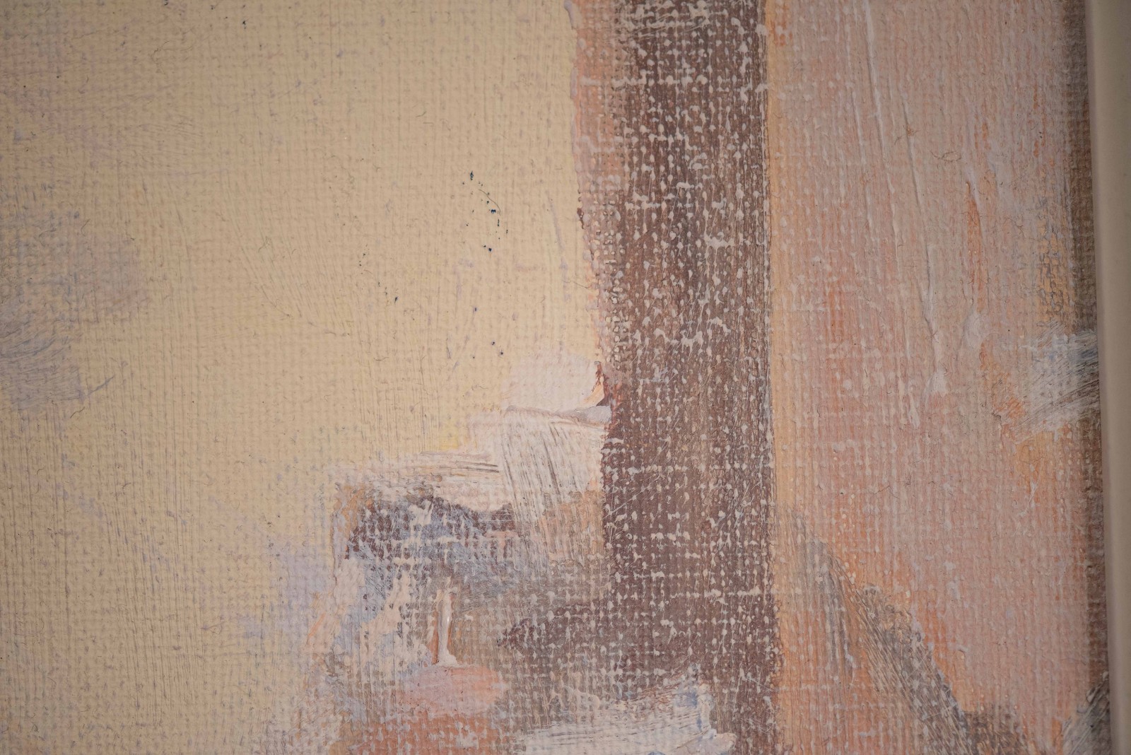 Robert David Simpson Original Oil Painting, Stunning Snowy Cityscape ...