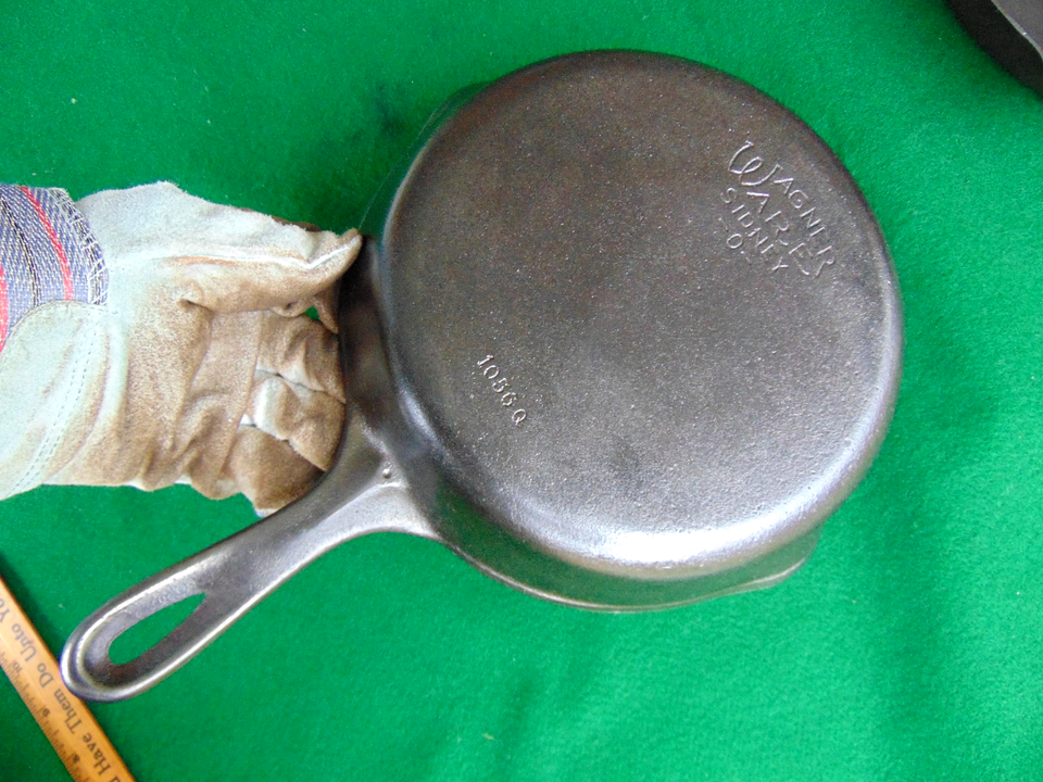 Wagner Ware Sidney -0- Stylized Logo #6 Cast Iron Skillet 1056 Q Clean ...