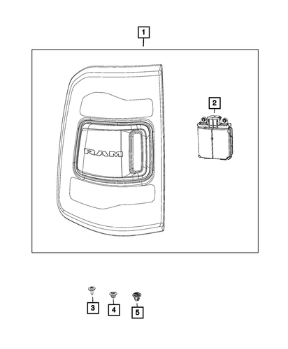 Genuine Mopar Blind Spot Detection Module Right 68263397AE | eBay