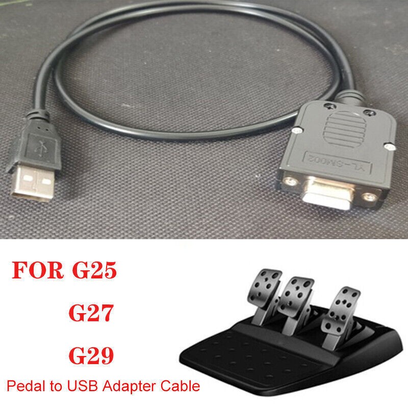 USB Adapter Cable Converter for Logitech G29 G27 G25 Pedal DIY ...