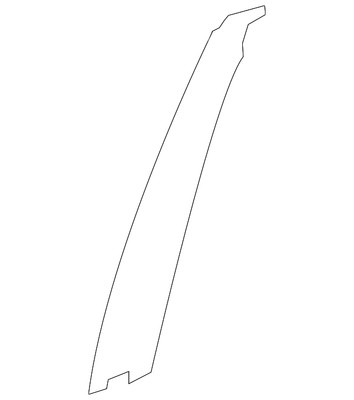 Genuine Toyota Black Out Tape 75923-0C020 | eBay