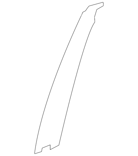 Genuine Toyota Black Out Tape 75923-0C020 | eBay