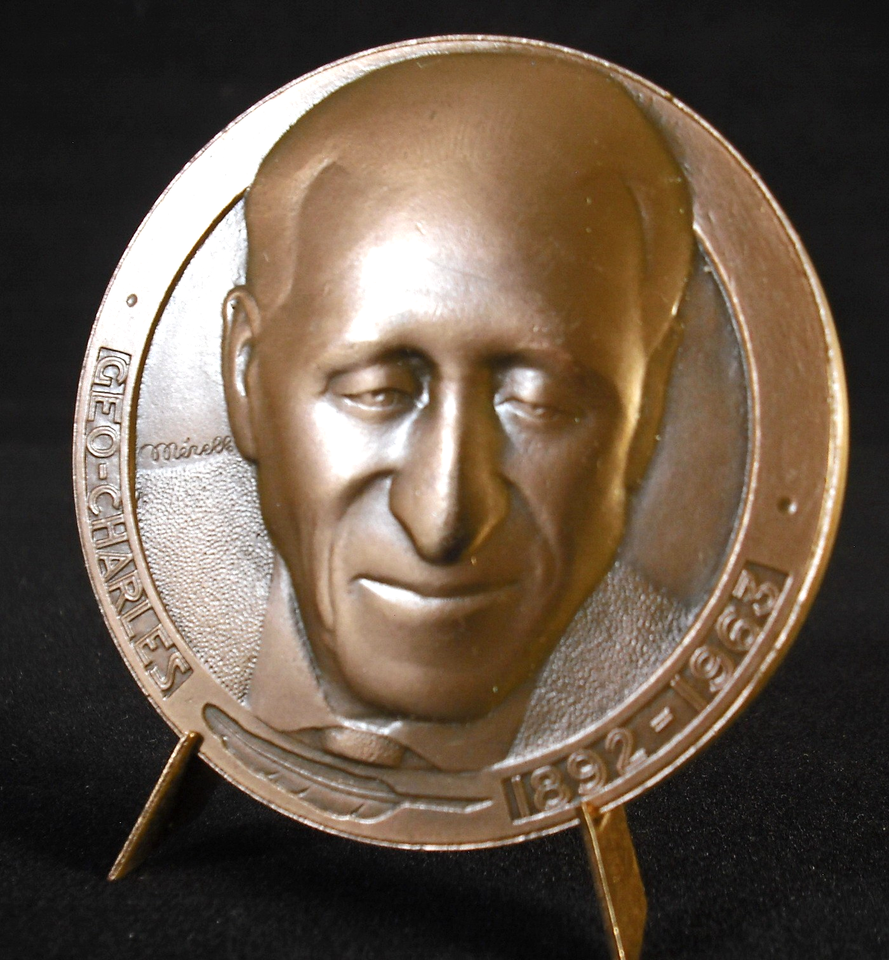Medaille Gold Literatur Geo-Charles Dichter Writer Spiele Olympiade ...