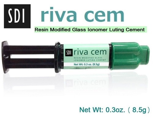 SDI Dental RIVA CEM Self Cure Resin Modified GIC Luting Cement 8.5g ...