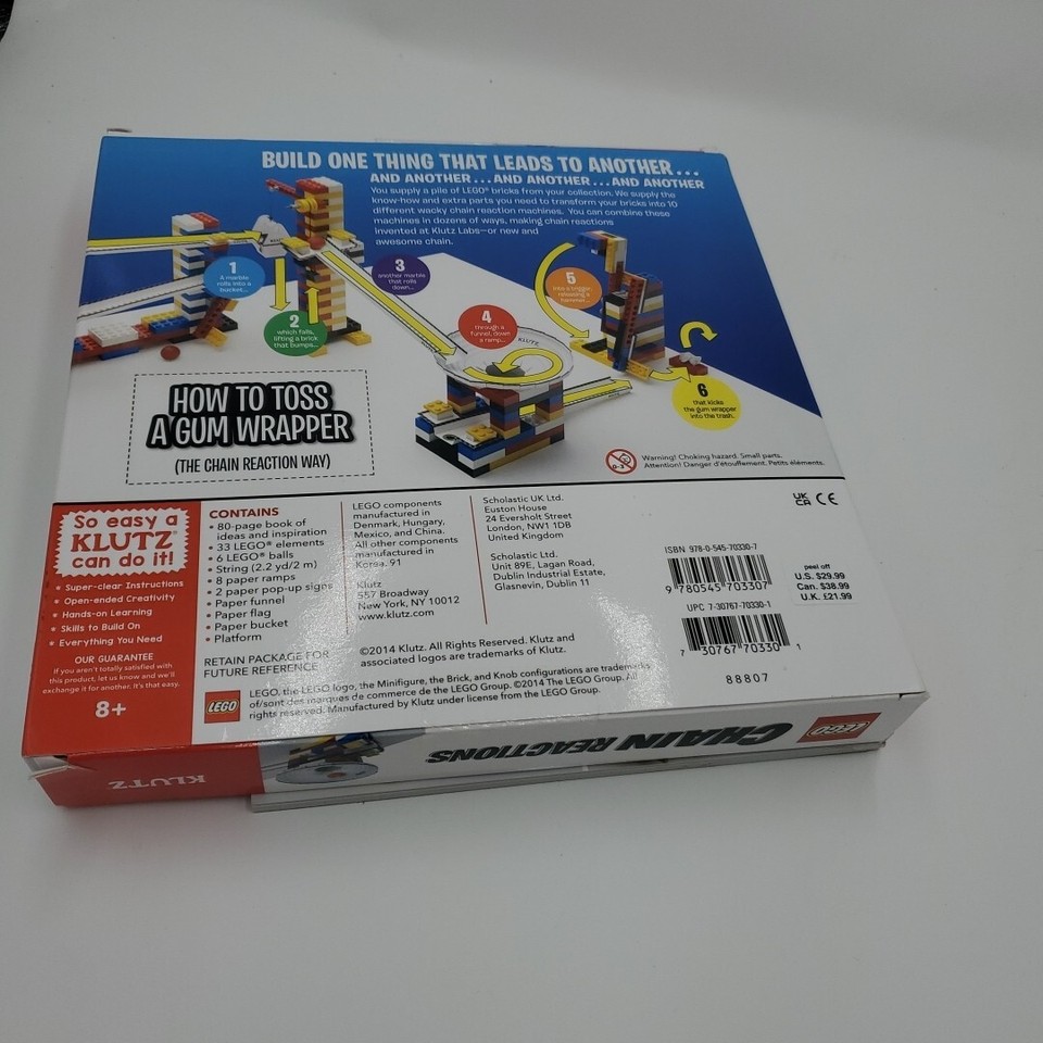 Lego Chain Reactions: Design and Build Amazing Moving Machines ...