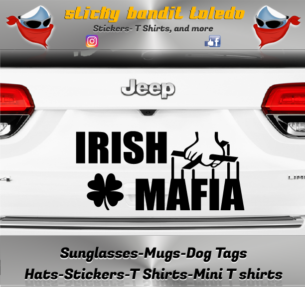 Irish Mafia 8 inch window vinyl decal sticker | eBay