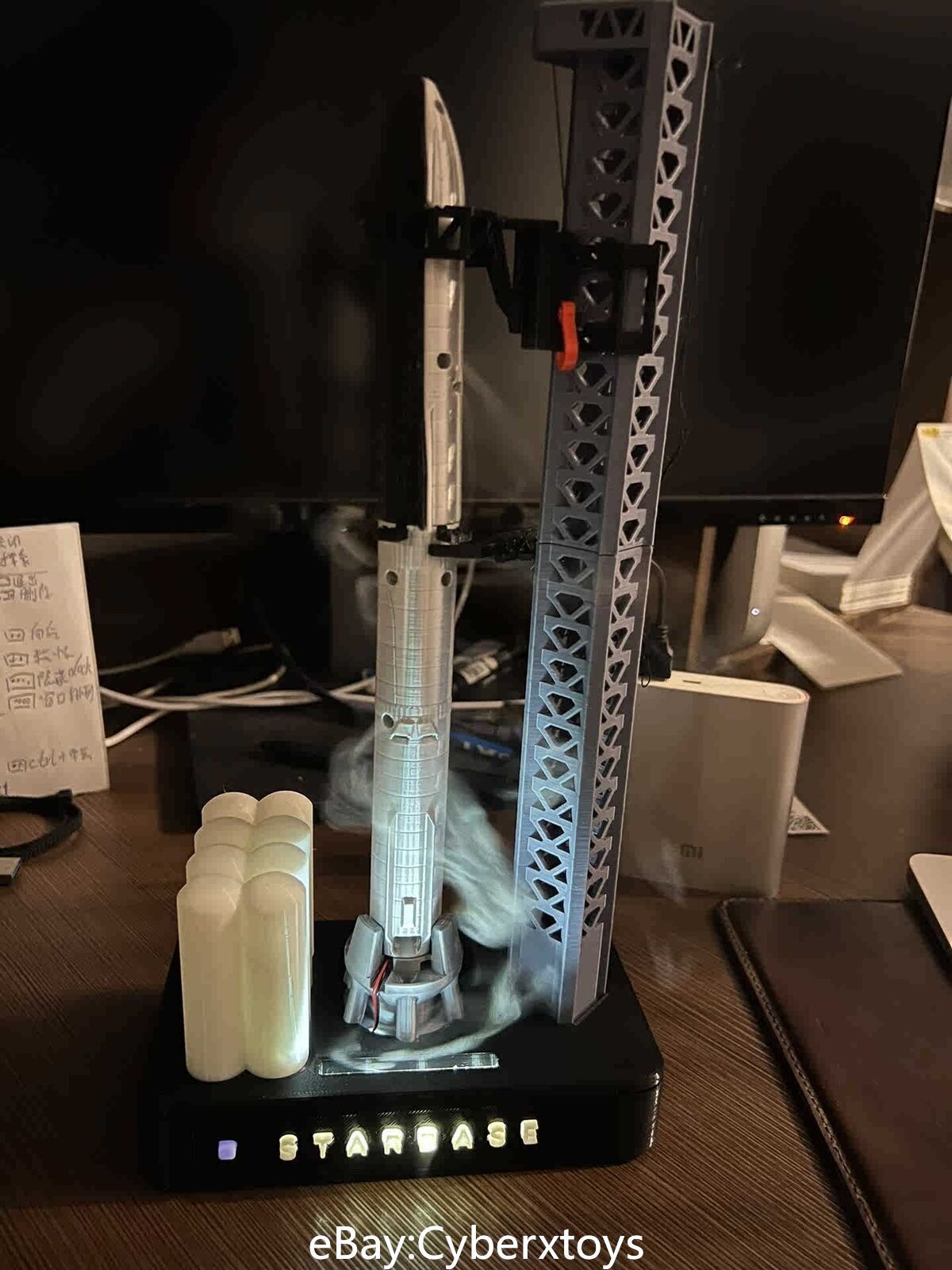 1:400 SpaceX Starship Launch Tower Set Rocket Model with Humidifier ...