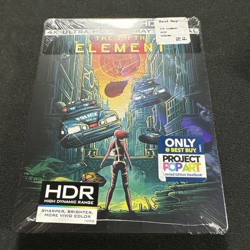 The Fifth Element Steelbook - Bruce Willis (4K UHD + Blu-Ray, 2017) New ...