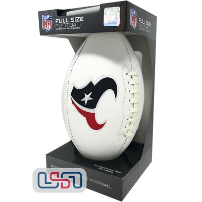 Houston Texans NFL Signature Series Official Licensed Football - Full ...