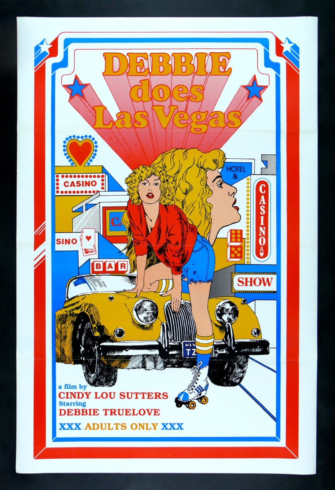 DEBBIE DOES LAS VEGAS * CineMasterpieces 1SH ORIGINAL MOVIE POSTER 1981 ...